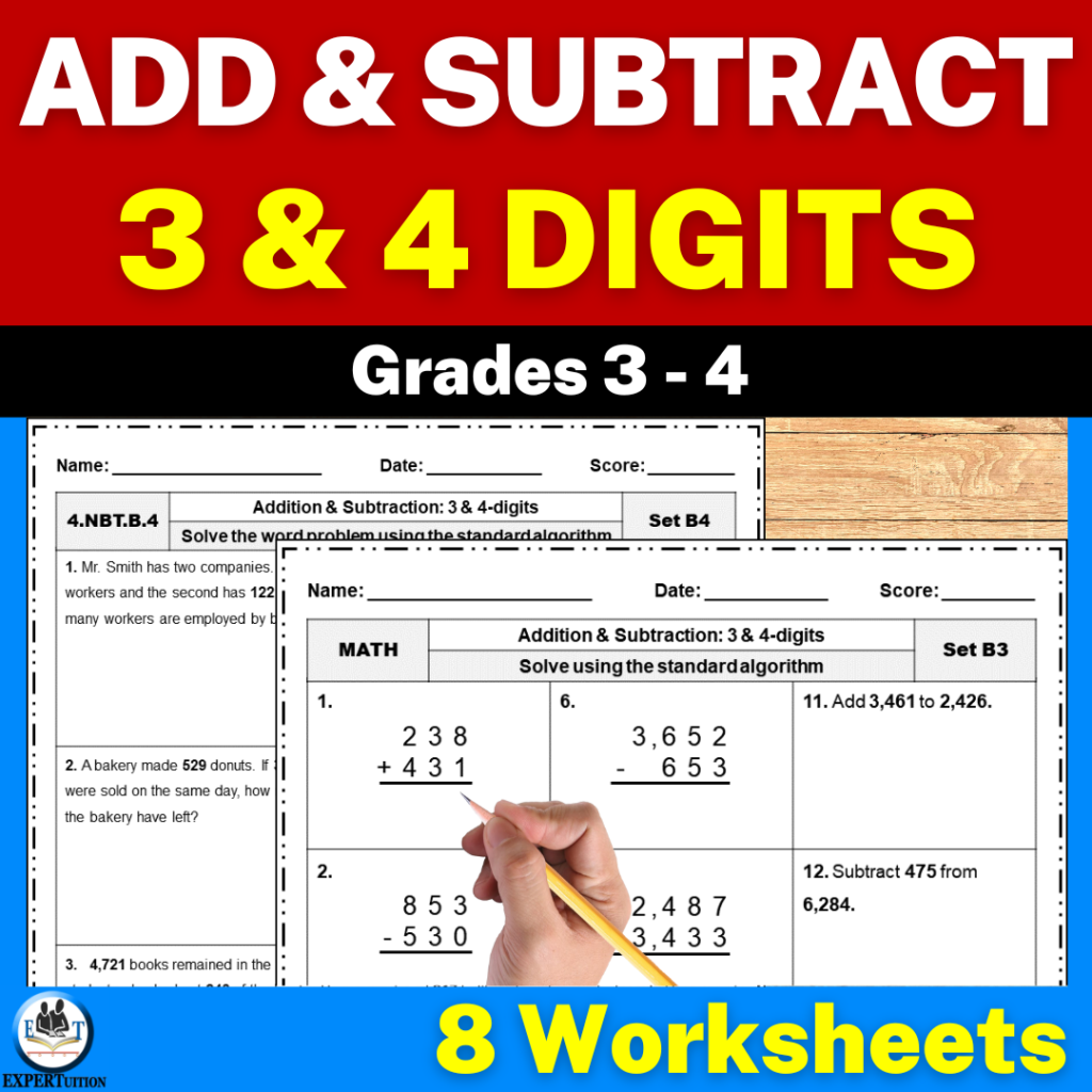 Teaching Addition and Subtraction of Whole Numbers With and Without ...