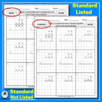 2 Digit by 2 Digit Standard Algorithm Multiplication Worksheets ...
