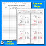 3 Digit by 2 Digit Partial Products Multiplication Worksheets ...