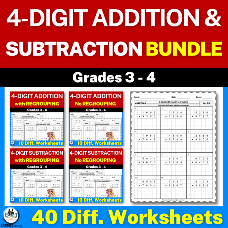 Teaching Addition and Subtraction of Whole Numbers With and Without ...
