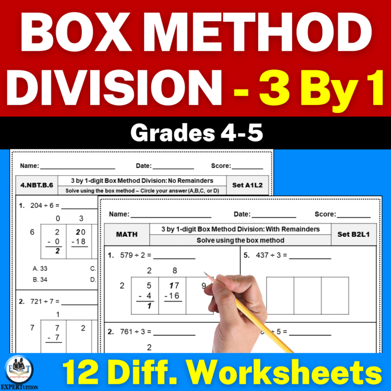 The Box Method Division: A Visual Method for Long Division - ExperTuition