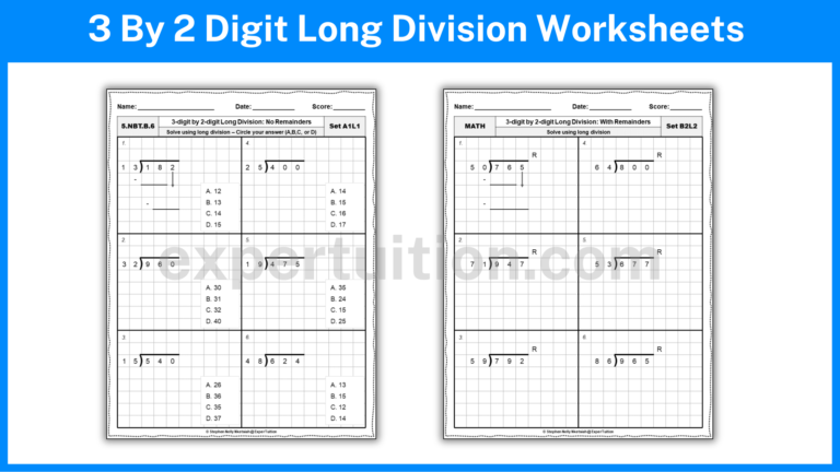 The Long Division Method for Grade 4, Grade 5, and Grade 6 - ExperTuition
