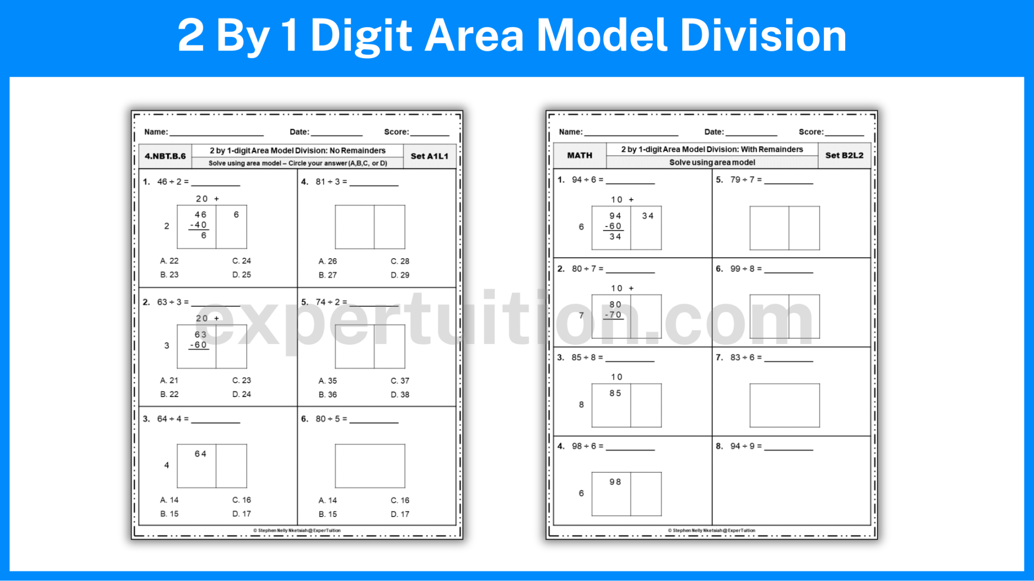 The Area Model Division: An Effective and Visual Method for Division ...