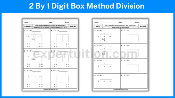The Box Method Division: A Visual Method for Long Division - ExperTuition