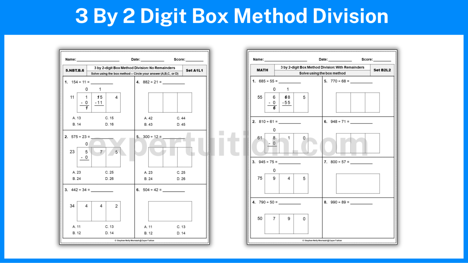 The Box Method Division: A Visual Method for Long Division - ExperTuition