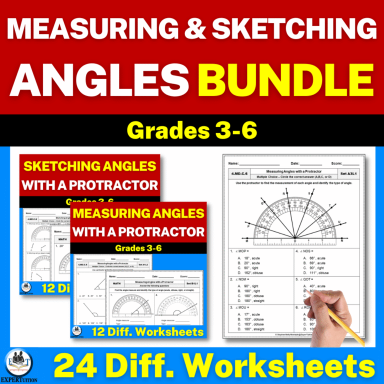 A Teacher’s Guide to Measuring and Sketching Angles with a Protractor ...