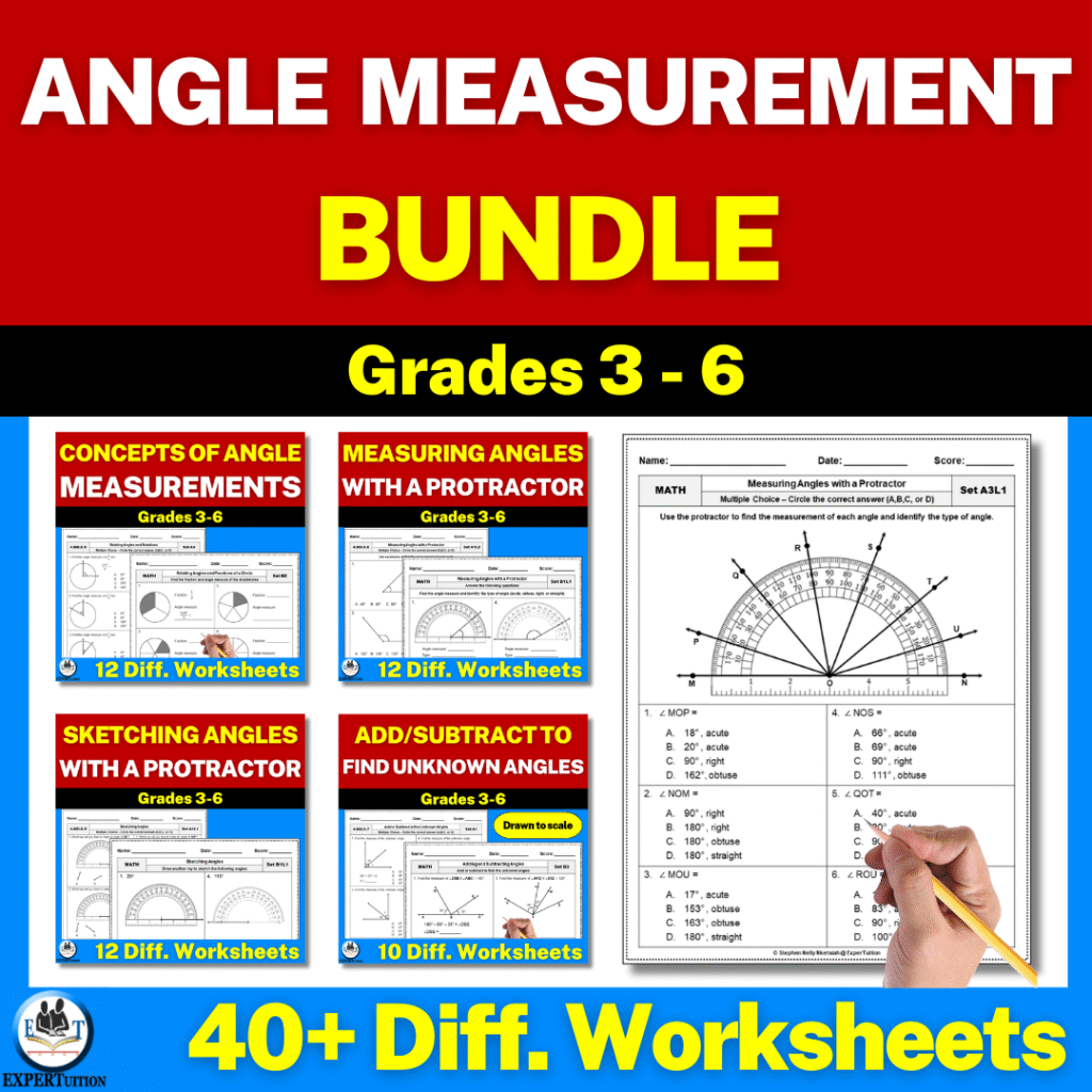 A Teacher’s Guide to Measuring and Sketching Angles with a Protractor ...