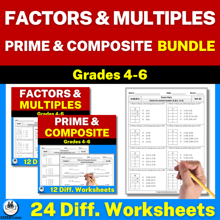 How to Teach Factors and Multiples: Strategies and Activities for the ...